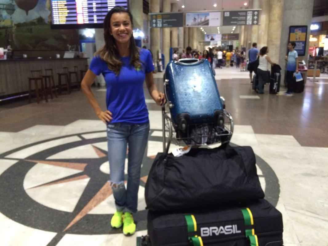 Pernambucana Erica Sena chega ao Rio de Janeiro - Mais Esportes ...